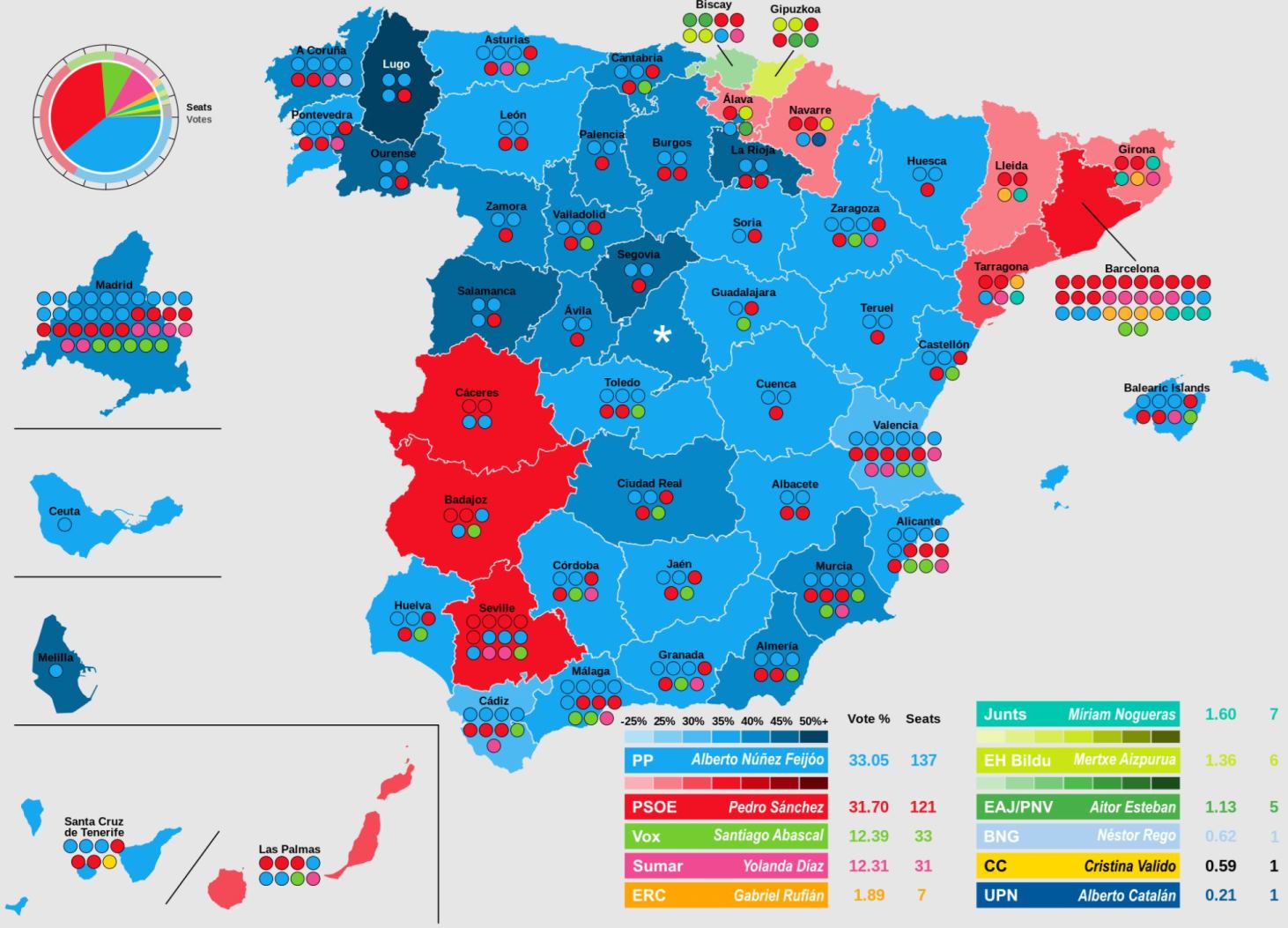 Spanish electorate mobilises to keep the far right at bay, but ...